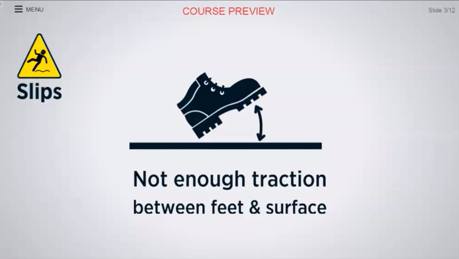 EHS Education – Slip, Trips & Falls - SafetyNow