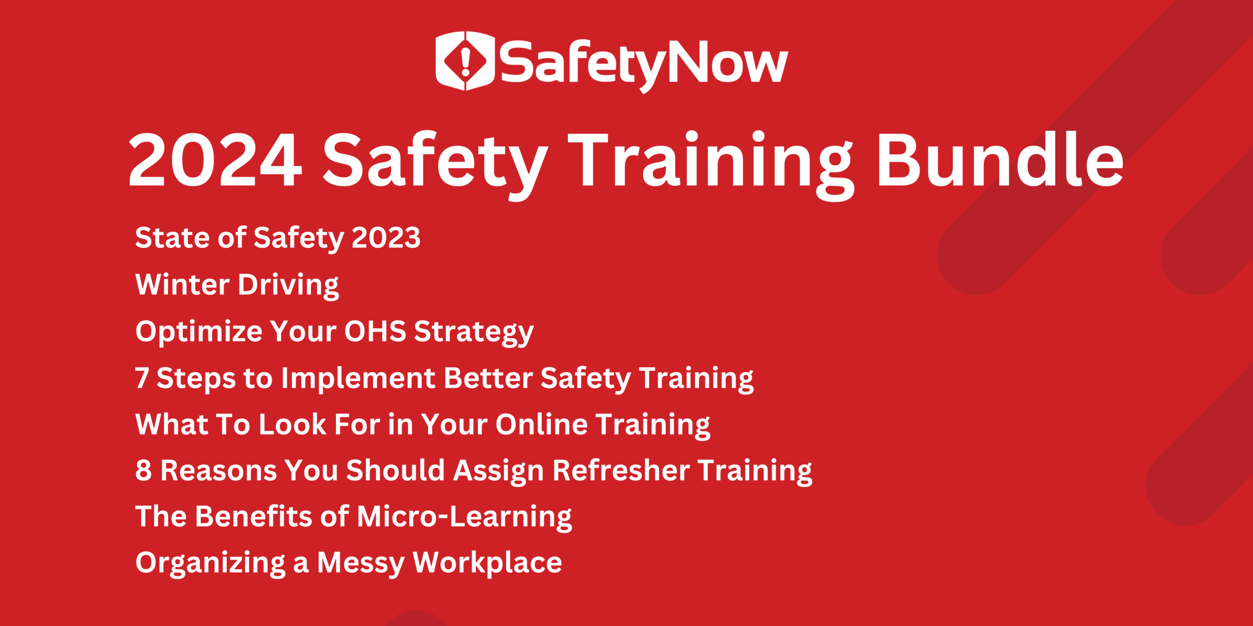 2024 Safety Training Bundle - SafetyNow