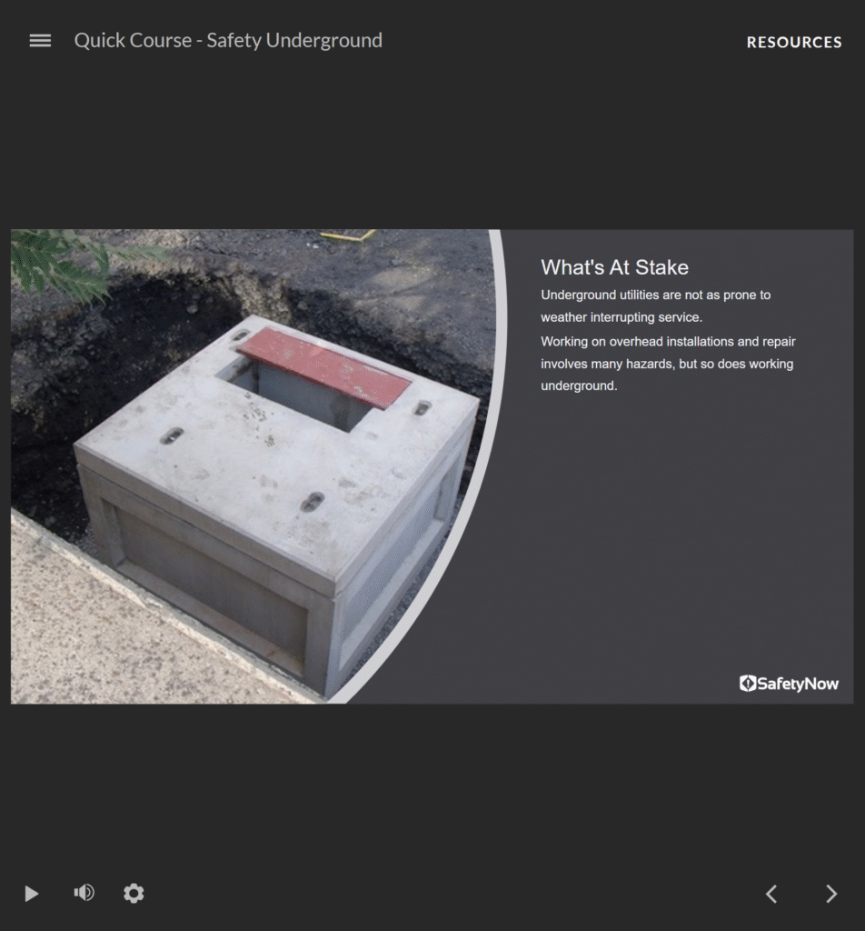 Safety Underground – Quick Course - SafetyNow
